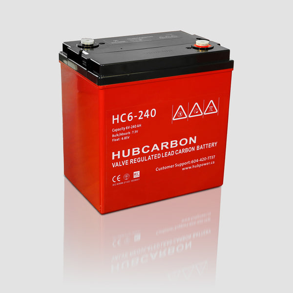 Hub Carbon Battery | 6V 240AH – Ocean Performance Technologies Inc